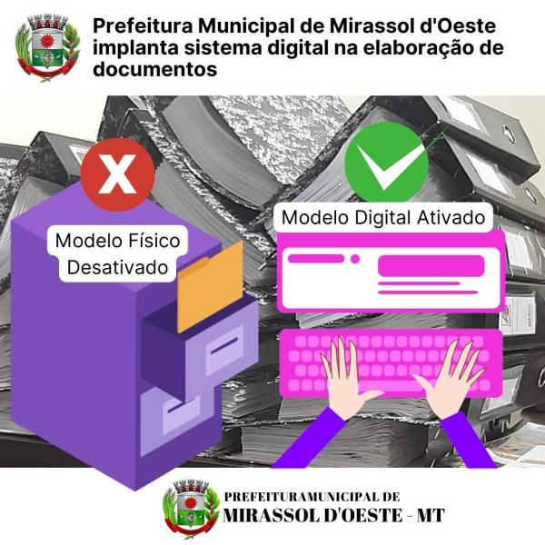 Prefeitura Municipal de Mirassol d'Oeste implanta sistema dig...