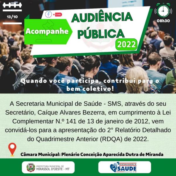 2° Relatório Detalhado do Quadrimestre Anterior (RDQA) de 202...